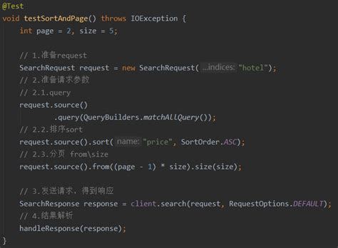 RestClient查询文档 排序分页和高亮 JustJavaIt 博客园