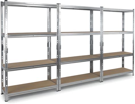 Edsal Musclerack 4 Tier Heavy Duty Steel Shelving Unit Set Of 3