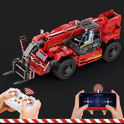 Remote Controlled Telehandler 2259pcs Motor Builds