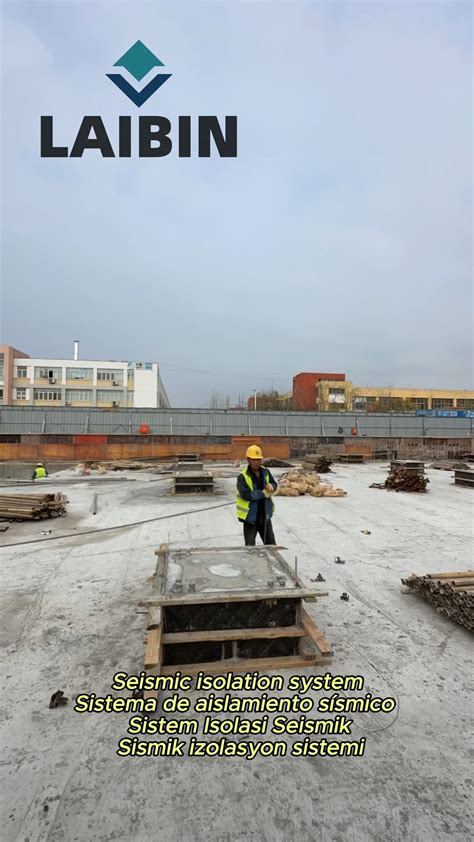 Laibin Seismic Rubber Bearing — Cojinete De Caucho Sísmico — Bantalan