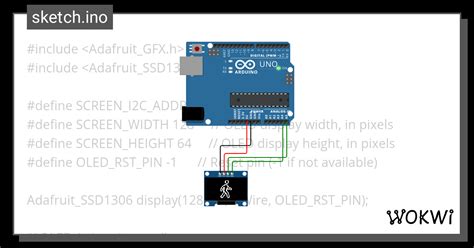 Arduino OLED GIF Test Wokwi ESP STM Arduino Simulator