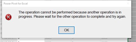 Powerpivot For Excel Error Message Microsoft Community Hub