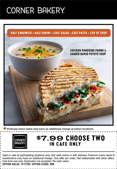 Corner Bakery Free Delivery Code At Gwendolyn Samuels Blog