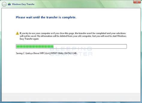 Using Windows Easy Transfer To Transfer Your Data To A New Computer