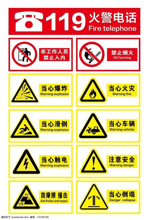 安全标志危险标志标识素材图片下载 素材编号13162165 素材天下图库