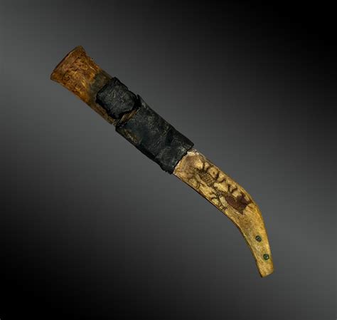 Proantic Hunting Knife And Its Sheath Norway Sweden Finland Or Ru