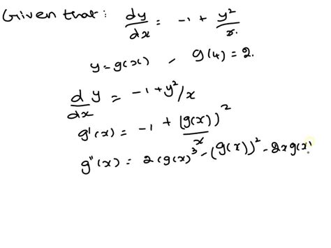 Solved Consider The Differential Equation Dydx 1 Y2 X Let Y