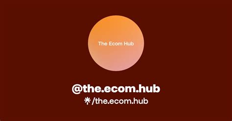 The Ecom Hub Instagram Linktree