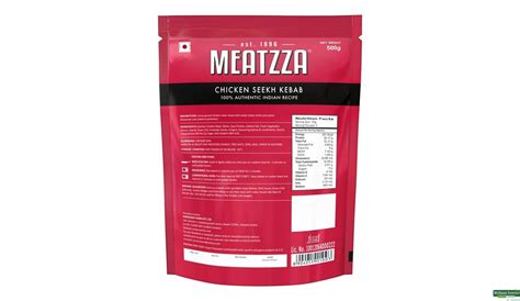 Buy Meatzza Chicken Seekh Kebab 500 G Online At Best Price Wellness Forever