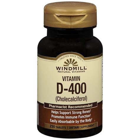 Windmill Vitamin D 400 Tablets 250 Tb Medcare Wholesale Company For Beauty And Personal Care