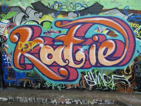 The Name Katie In Graffiti