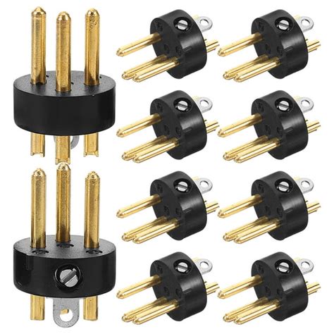 10 Conectores De Conversión De Audio De 3 Pines Para Micrófono Bodega