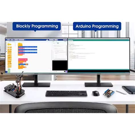 Acebott 4 Dof Esp32 Programmable Robotic Arm Kit Compatible With