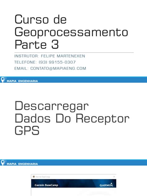 Curso De Geoprocessamento Parte 3 Pdf Sistema De Posicionamento Global Gps Rede Mundial