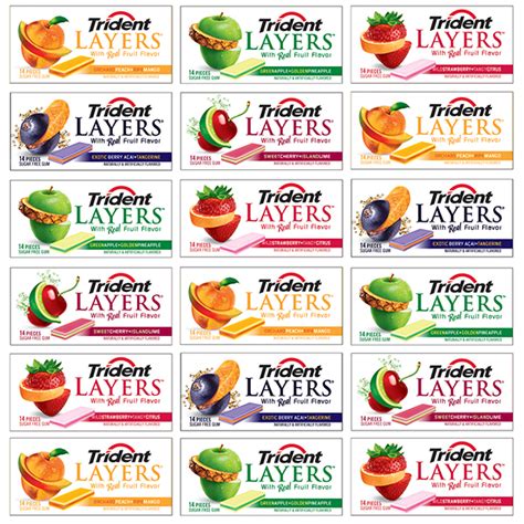 Trident Layers New Product Packaging Design On Behance