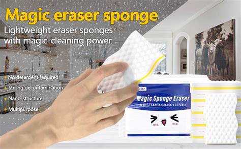 Magic Sponge Eraser Extra Durable 24 Pack Convex Point