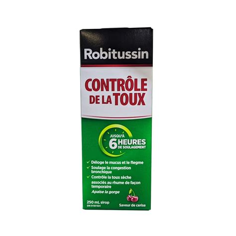 Robitussin Regular Strength Cough Control For 6 Hours Relief Cherry Fl