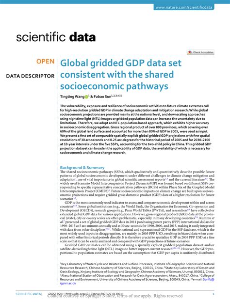 pdf global gridded gdp data set consistent with the shared