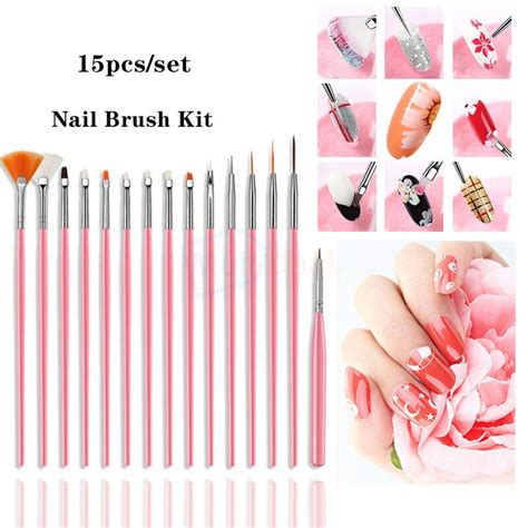 Professional Nail Art Brush Set 15 Pieces Best Price In Sri Lanka