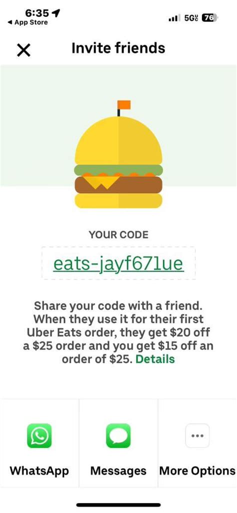 Get 20 Off Your First Uber Eats Order Of 25 Or More Use My Code At Checkout Eats Jayf671ue