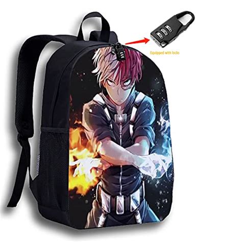 Mha Hero Backpack Unisex Backpack Hero Academia Izuku Notebook With