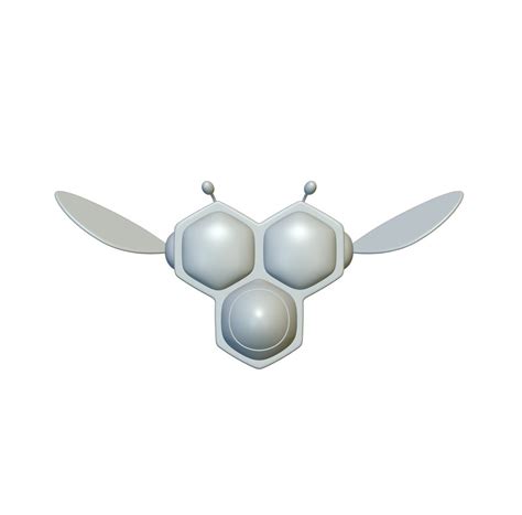 Pokemon Combee 415 Optimized For 3d Printing By 3dprint1up