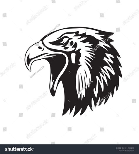 Angry Eagle Vector Illustration Eps 10 Stock Vector Royalty Free