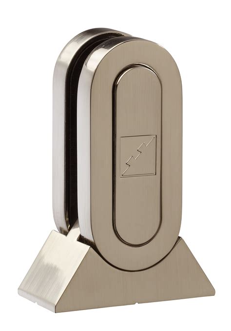 8 Fusion Glass Panel Brackets Brushed Nickel Effect Richard Burbidge