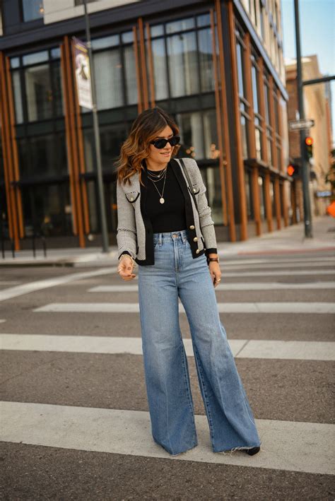 Shop My Instagram Outfits Chic Talk Wide Leg Jeans Outfit Denim