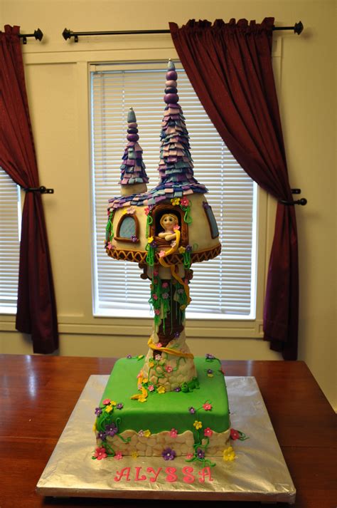 Rapunzel Tower Cake