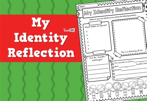 My Identity Reflection Teacher Resources And Classroom Games