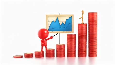 3d Bar Chart For Visualizing Data Wiht A Tiny Doll Premium Ai