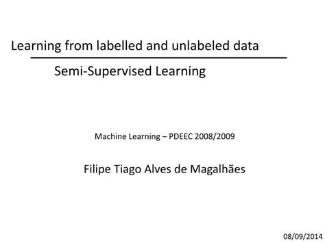 PPT Learning From Labelled And Unlabeled Data PowerPoint Presentation ID