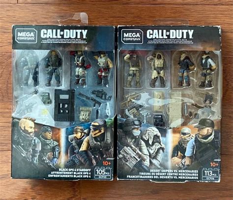 Mega Construx Call Of Duty Desert Snipers And Black Ops New 4602831929