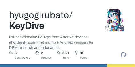 github hyugogirubato keydive extract widevine l3 keys from android