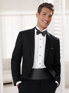 Modern Essentiales Slim Fit Tuxedo Groom Tuxedo Grey Black Tuxedo