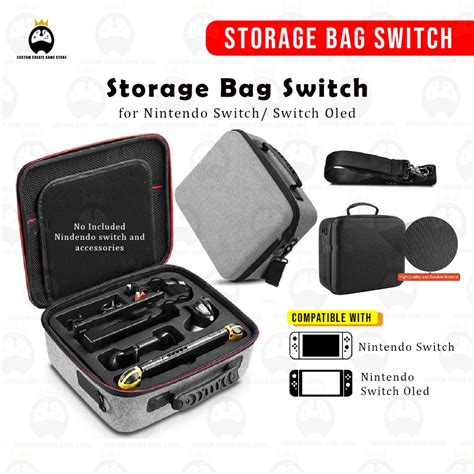 Nintendo Switch Oled Switch V2 V1 Case Storage Carrying Bag Travel