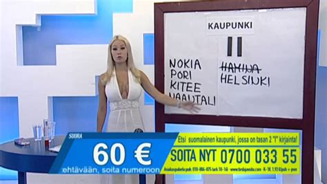 Live Tiedä Ja Voita 2016 09 07 Nelonen Iida Youtube