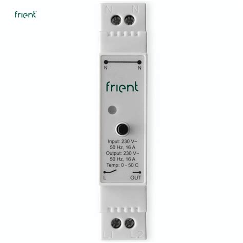Frient Smart Relay 2 Din 16a Double Zigbee Relay For Din Rail