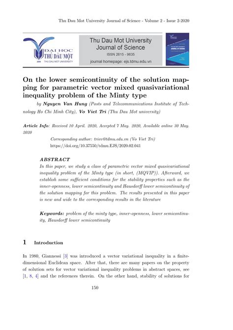 on the lower semicontinuity of the solution mapping for parametric