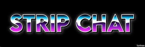 Strip Chat Efecto De Texto Y Diseño De Logotipos Tendencia