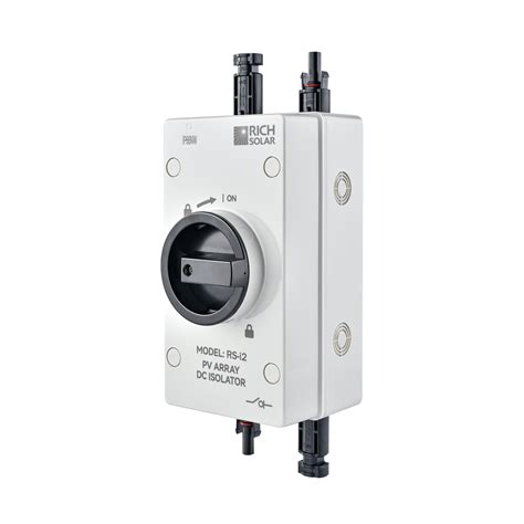 Solar Pv Dc Quick Disconnect Switch 2 Pole 1 String Rich Solar