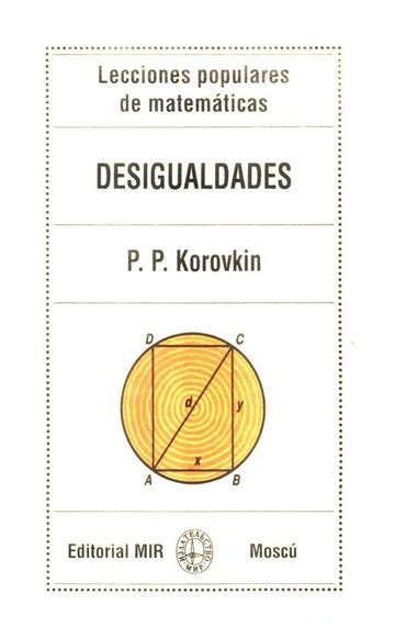 P P Korovkin Desigualdades Lecciones Populares De Matemáticas P