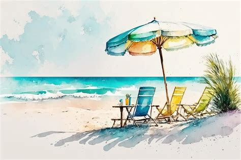 Beach Watercolor