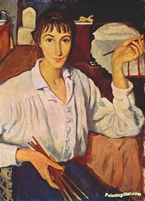 Self Portrait Artwork By Zinaida Serebriakova Oil Painting And Art Prints