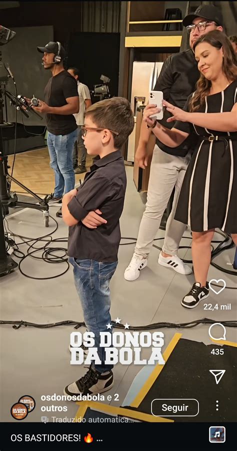 Bernardo O Mini Neto” Impressiona Ao Imitar O Apresentador Durante