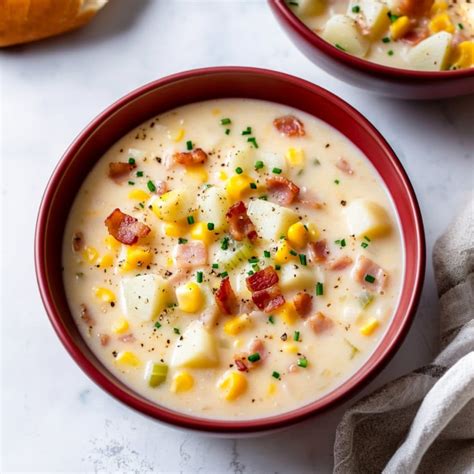 Ham And Corn Chowder Insanely Good