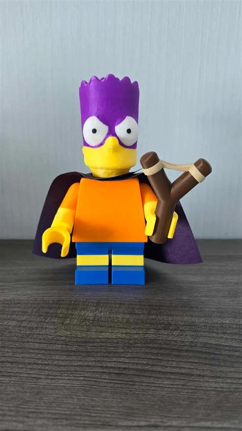Big Brick The Simpsons Bart Simpson Bartman By Cbolsmuiecmakerworld Download Free 3d Models