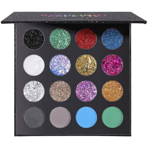 Ucanbe Glitter Eyeshadow Makeup Palette 12 Face Body