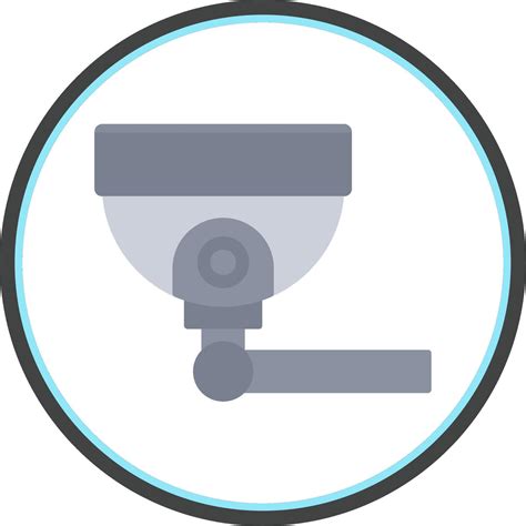 Security Camera Flat Circle Icon 38834411 Vector Art At Vecteezy